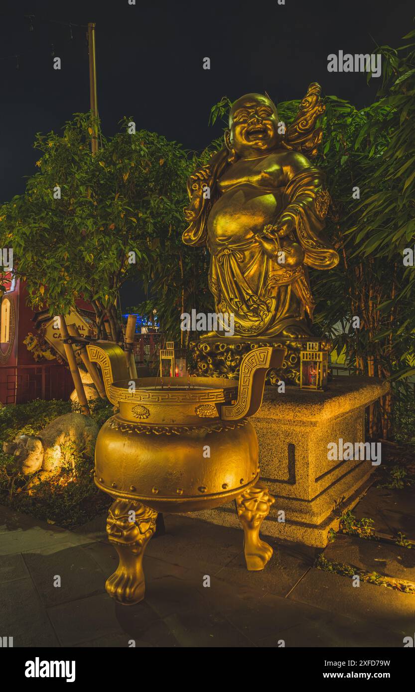 Jakarta, Indonesia - May 11th, 2024. A close-up photo of a golden ...