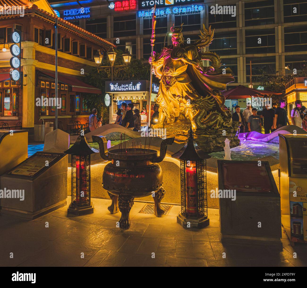 Jakarta, Indonesia - May 11th, 2024. an Offering Place at a Guan Yu ...