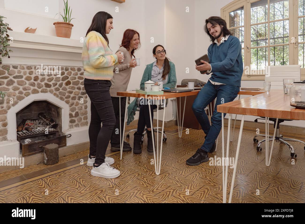 Professional colleagues enjoy collaboration hi-res stock photography ...