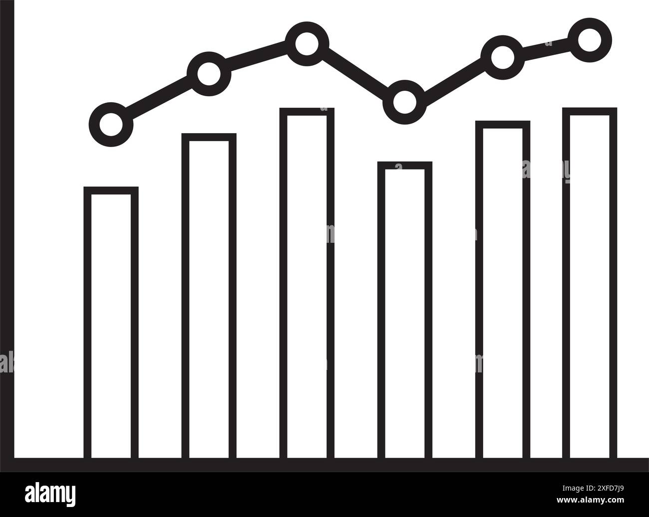 statistics vector icon, infographic chart symbol.Vector illustration ...