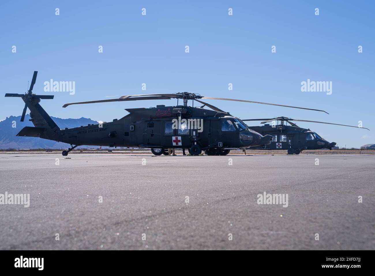 U.S. Army HH-60 Black Hawks assigned to Charlie Company, 2nd Battalion ...