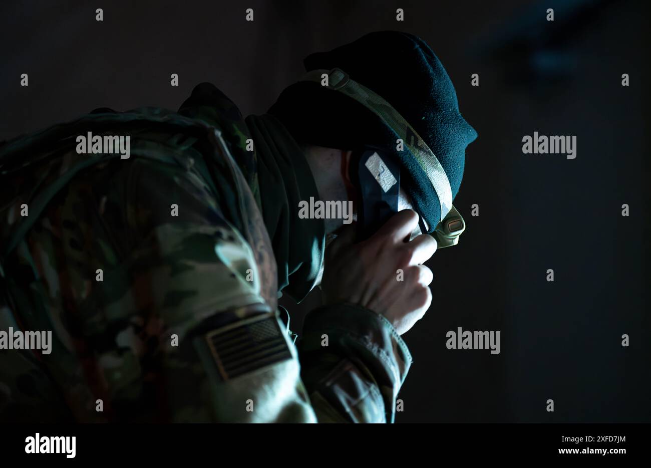 U.S. Army soldier assigned to 1st Armored Brigade Headquarters and ...