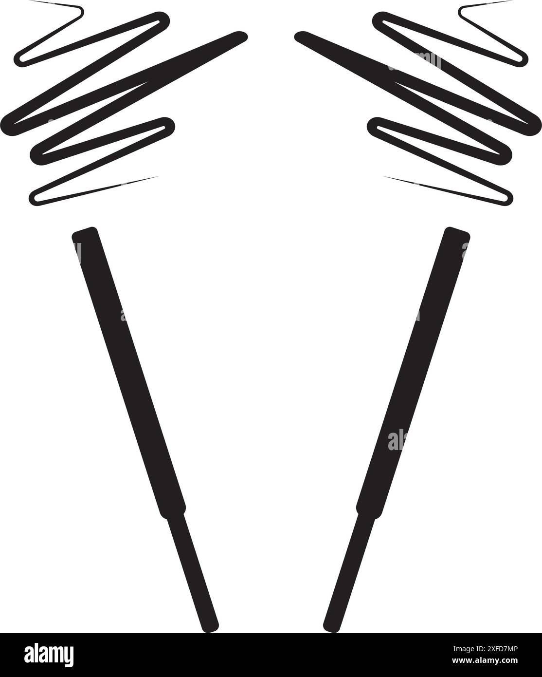 Chinese prayer incense vector icon illustration symbol design Stock ...