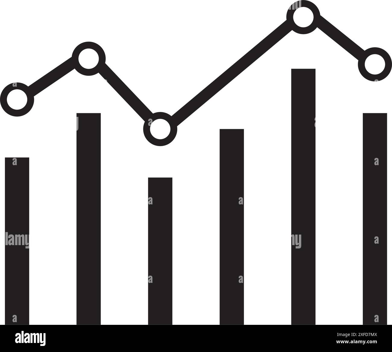 statistics vector icon, infographic chart symbol.Vector illustration ...