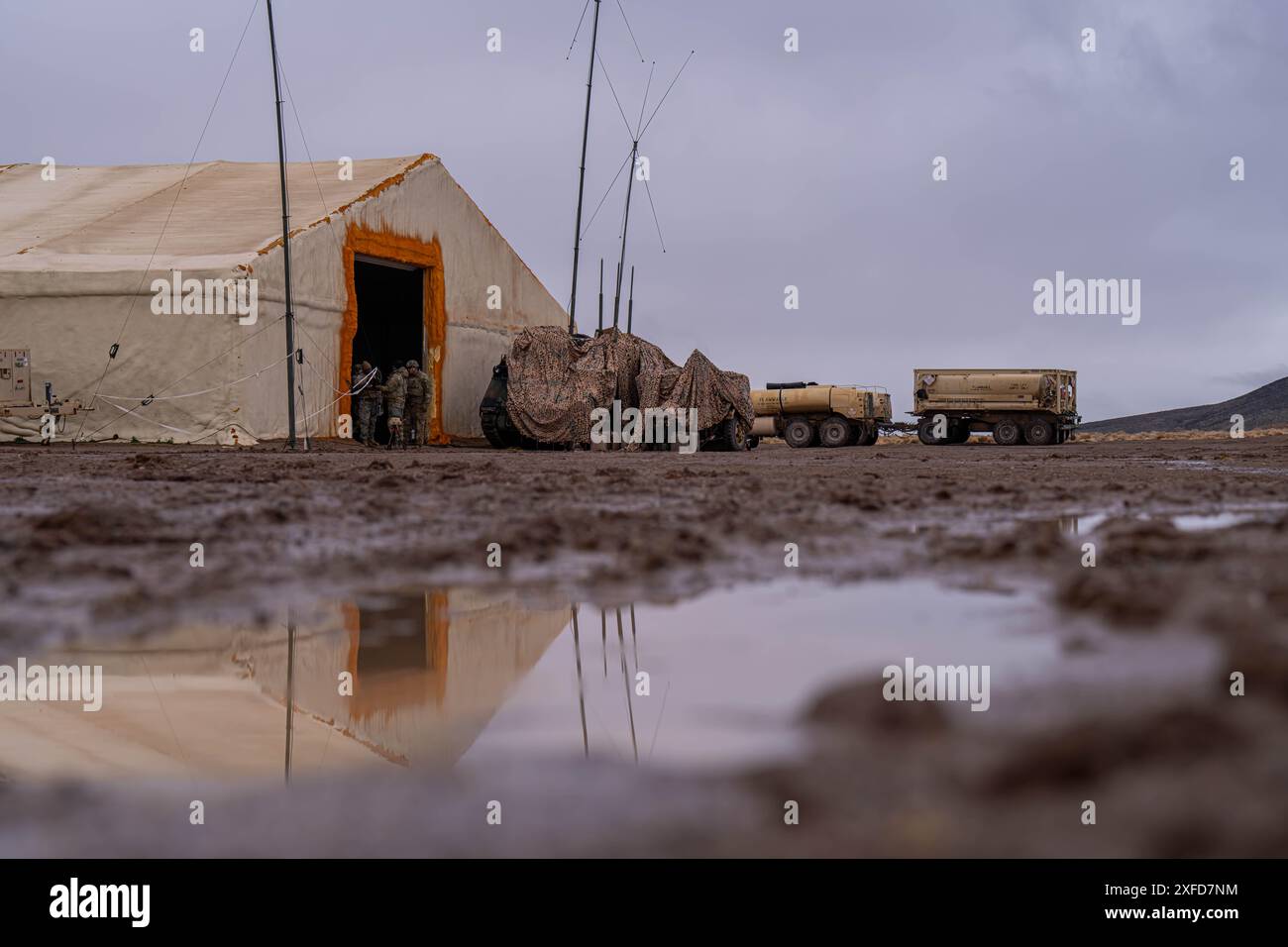 Reflection portrait of Forward Operating Base Seattle at the National ...