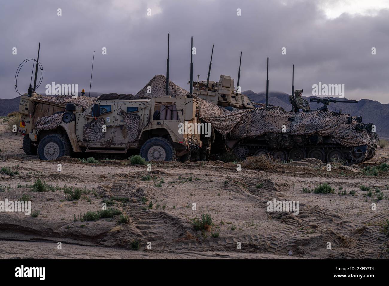 U.S. Army soldiers assigned to 1st Armored Brigade Headquarters and ...