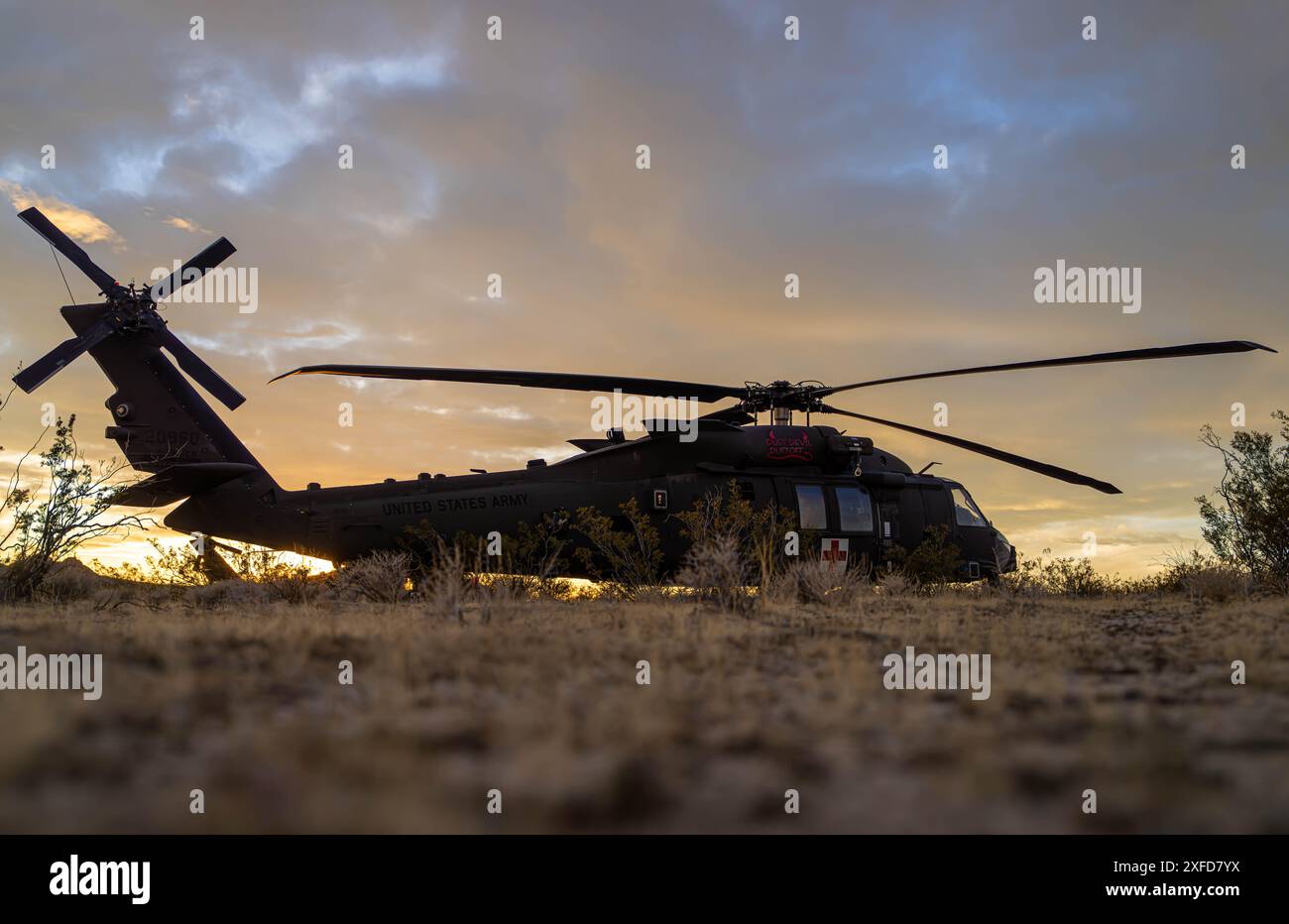 U.S. Army HH-60M Black Hawk assigned to Charlie Company, 2nd Battalion ...