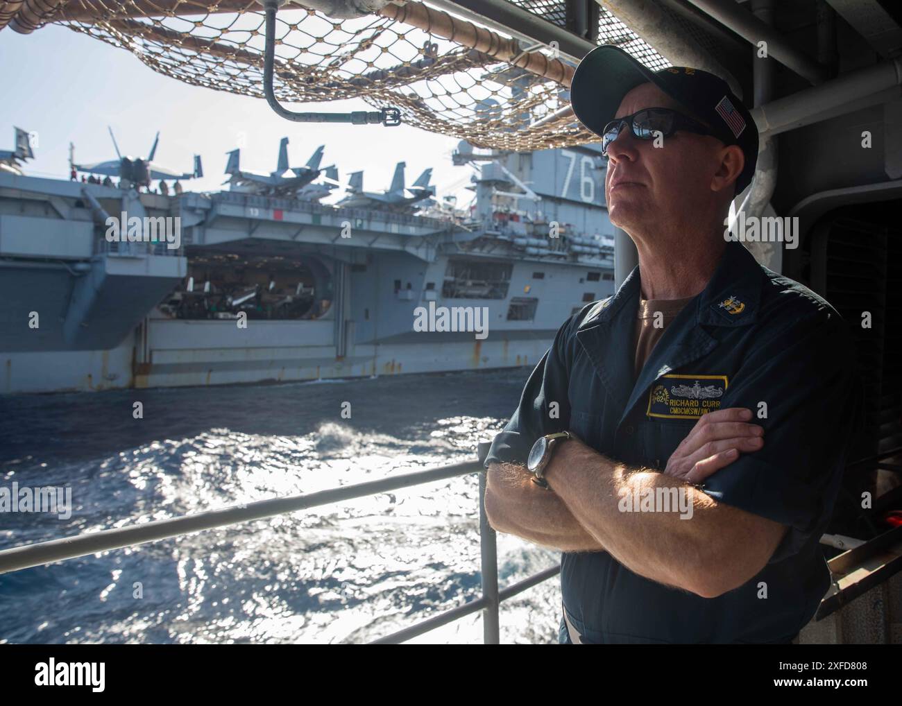 PACIFIC OCEAN (July 1, 2024) Command Master Chief Richard Curry ...