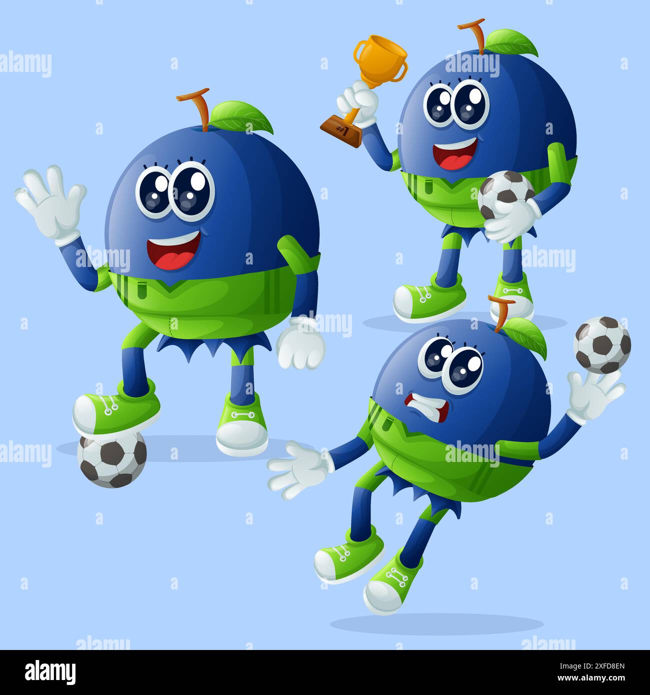 Soccer player with kids Stock Vector Images - Alamy