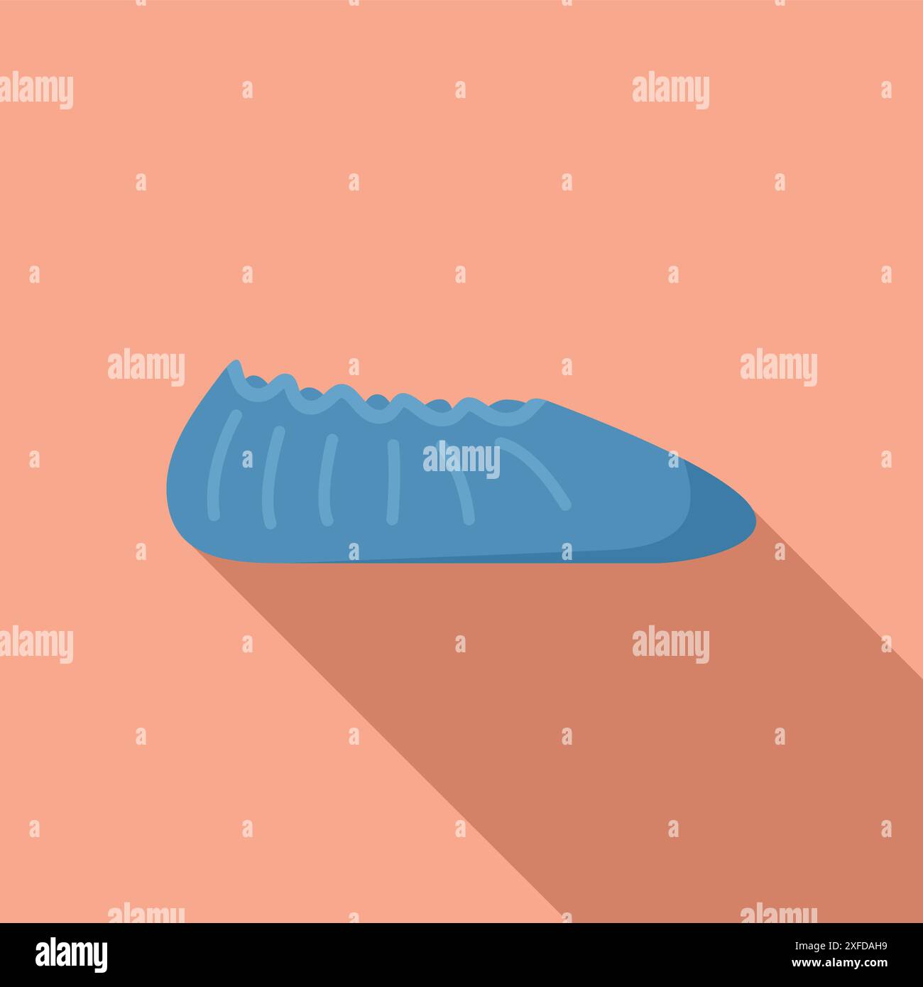 Vector illustration safety shoes blue hi-res stock photography and ...