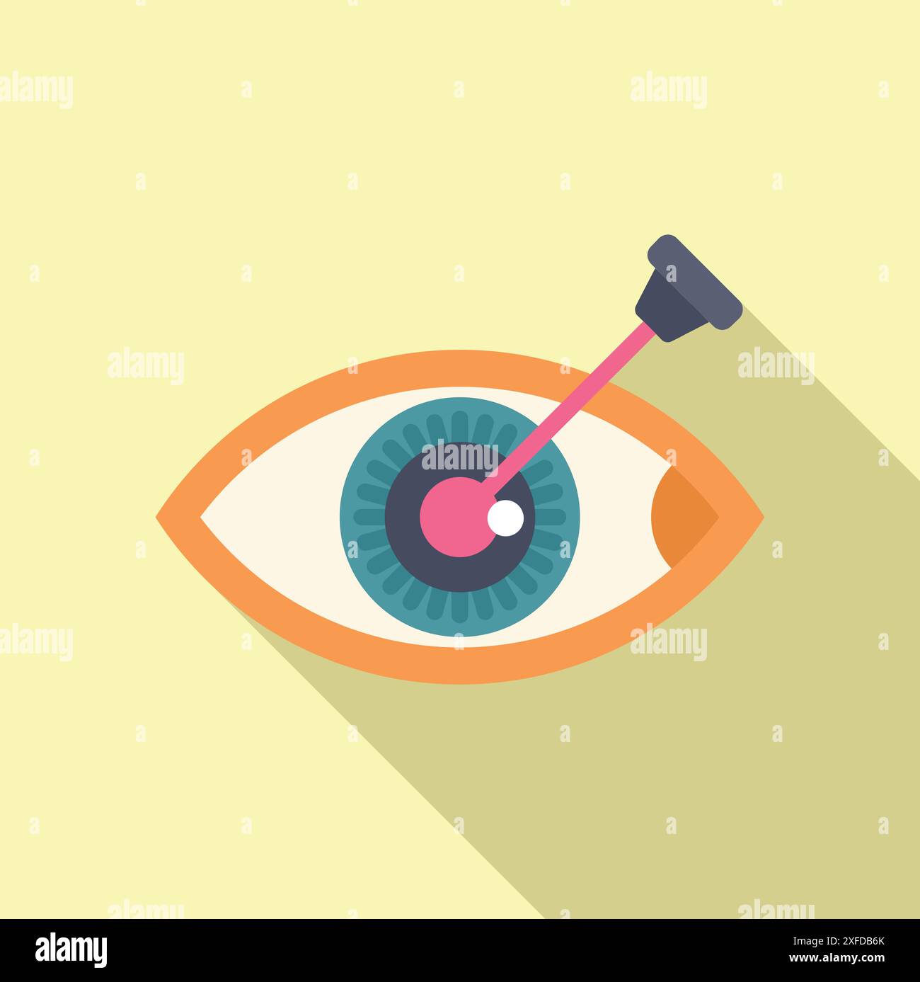 Laser surgery beam Stock Vector Images - Alamy