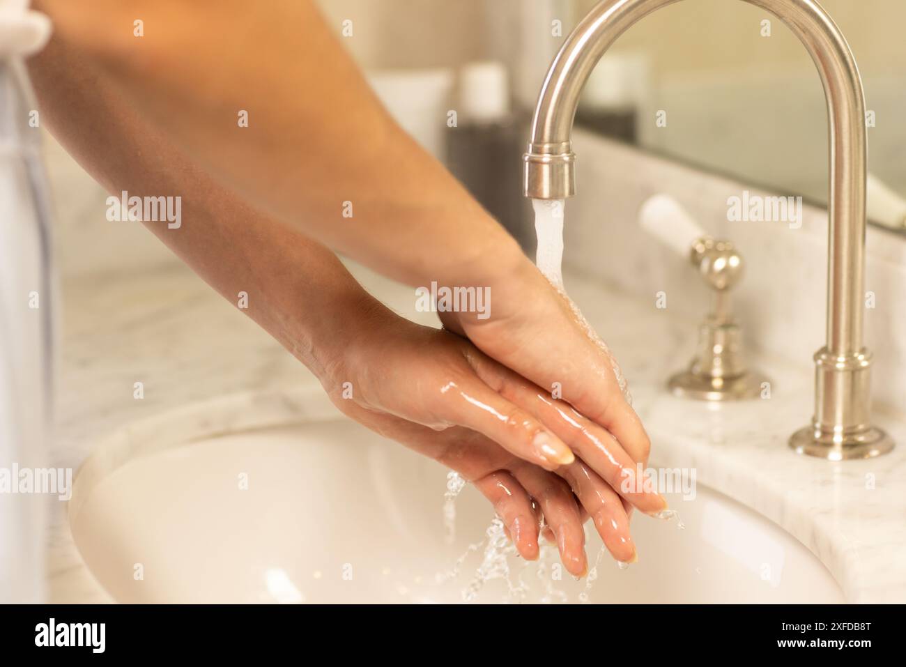 Daily personal hygiene handwashing foam hi-res stock photography and ...