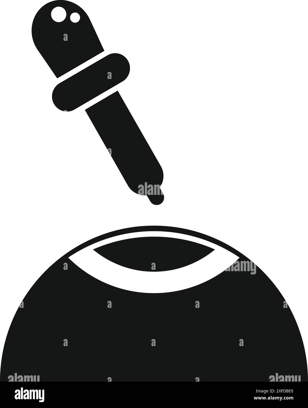 Pipette dropping liquid in Black and White Stock Photos & Images - Alamy