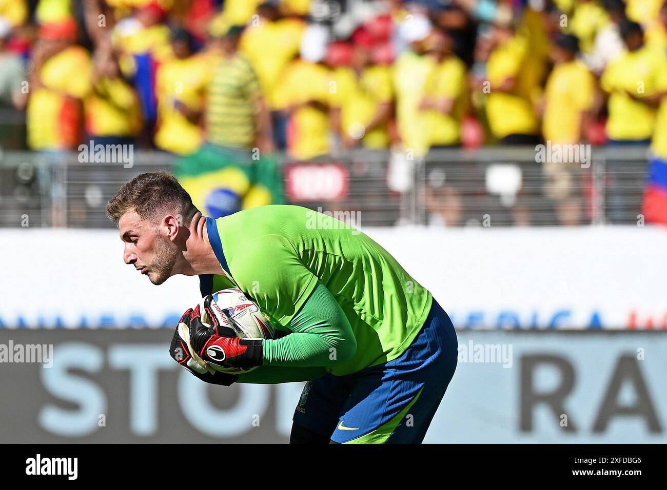 Santa Clara, United States, 02th Jul, 2024. Goalkeeper Bento Matheus of ...