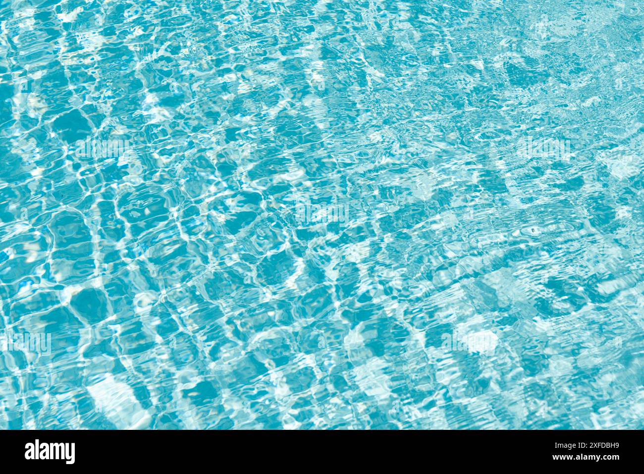 Pool side resort with pool water surface background. Sea ripples on ...