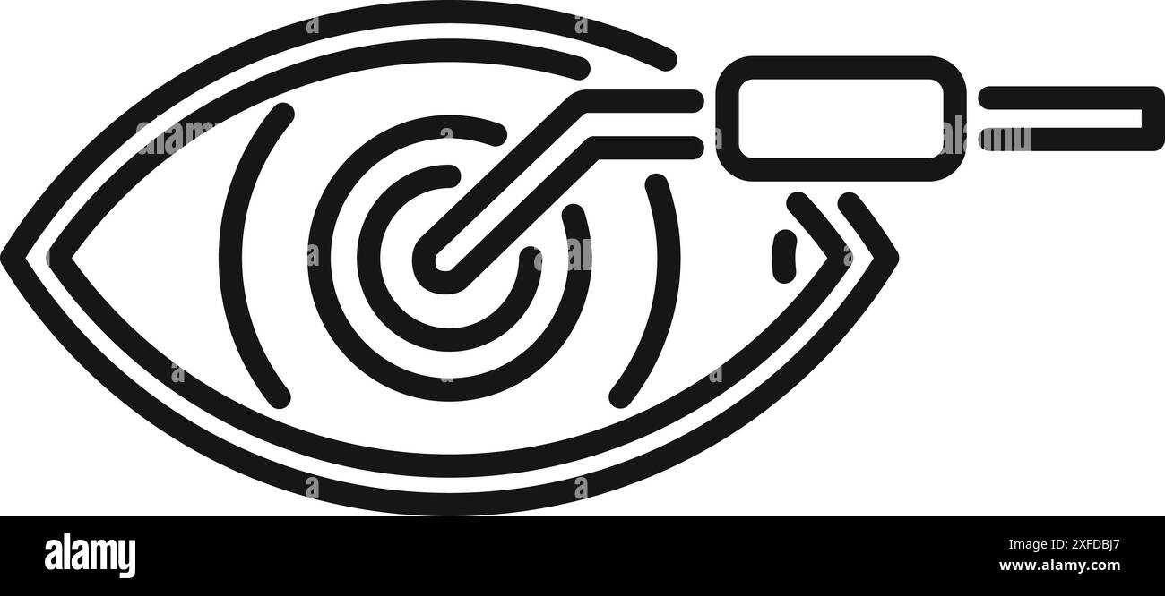 Slit lamp ophthalmoscope Stock Vector Images - Alamy