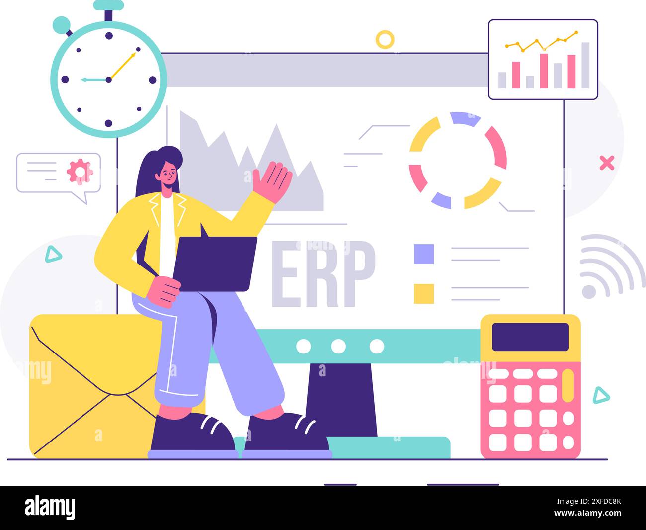 Technology erp Cut Out Stock Images & Pictures - Alamy