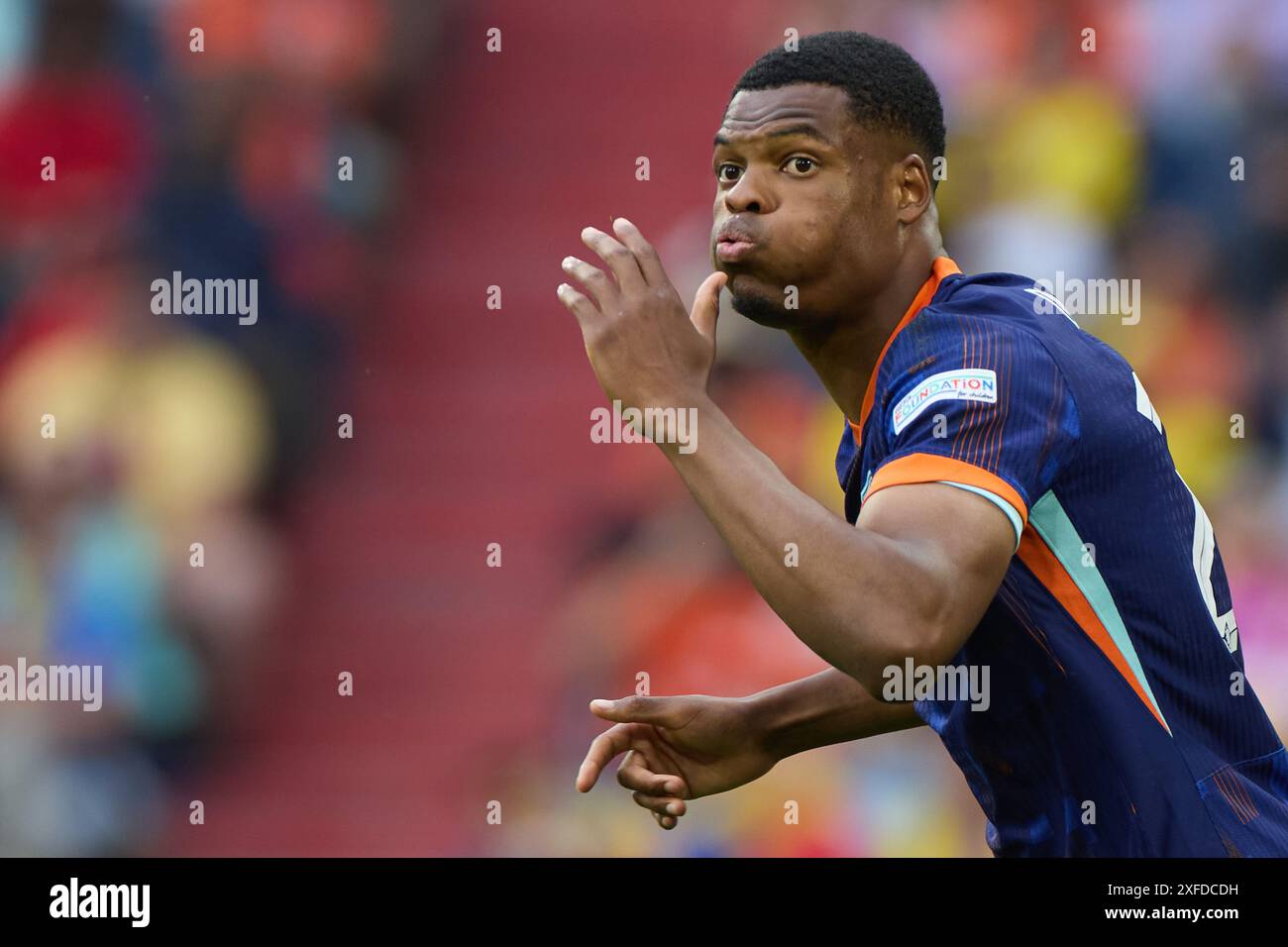 Munich, Germany. 2nd July, 2024. Denzel Dumfries of the Netherlands ...
