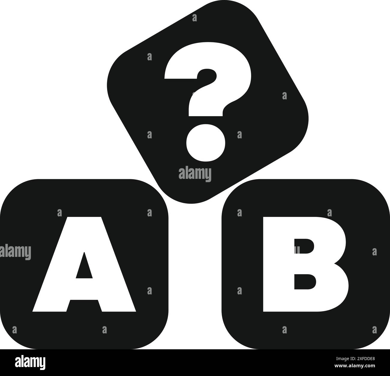 Question mark type block Black and White Stock Photos & Images - Alamy