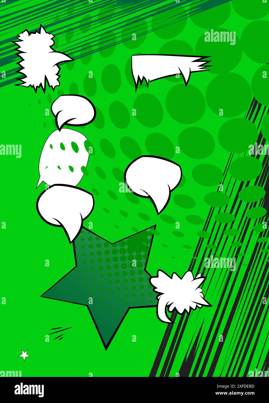 Vintage abstract cartoon backdrop, comic book background. Retro vector ...