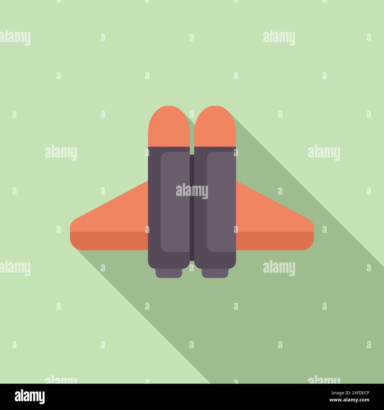 Modern military aircraft preparing for taking off from air base, flat ...