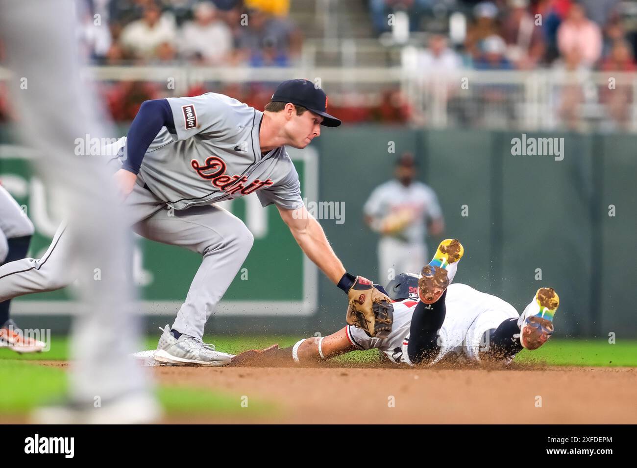 Minneapolis, Minnesota, USA. 2nd July, 2024. Minnesota Twins left ...