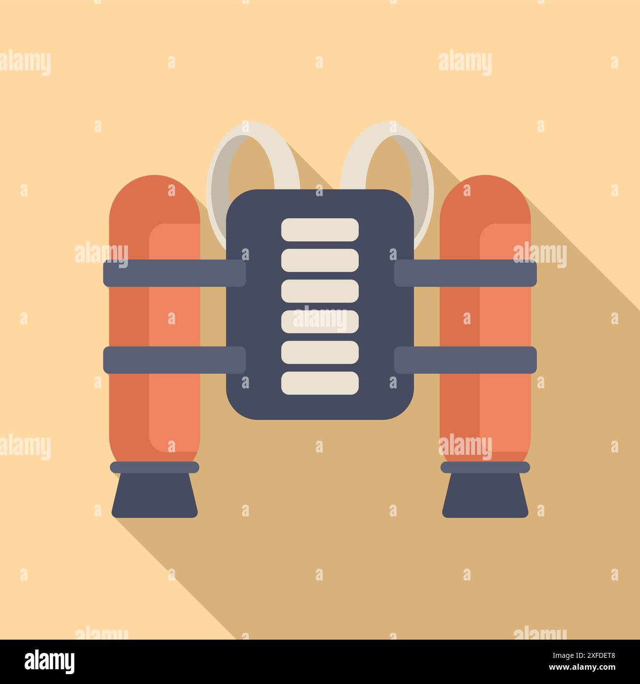 Astronaut equipment backpack for space exploration, featuring oxygen ...