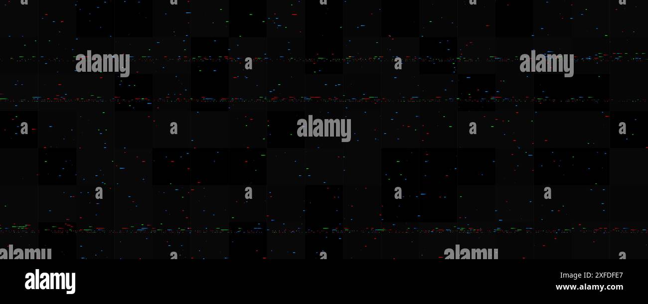 Static RGB noise. Interference lines texture. Glitch vhs pixel noise stripes wallpaper. Lost or ...