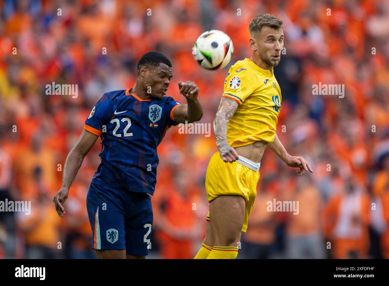 Munich, Germany. 02nd July, 2024. Denzel Dumfries of Netherlands and ...