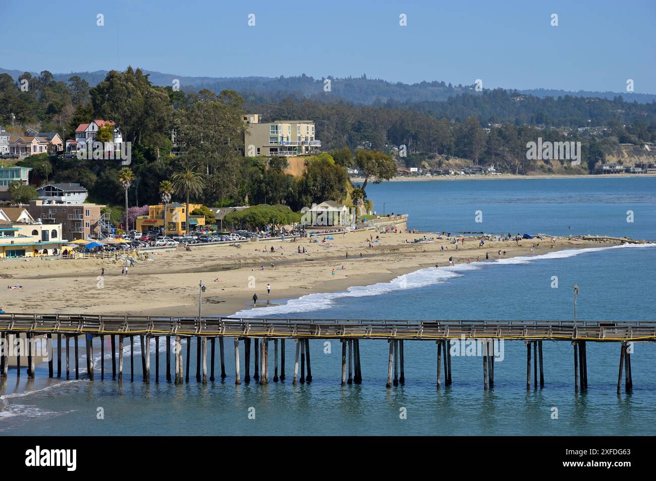 The scenic beach town of Capitola, California CA Stock Photo - Alamy