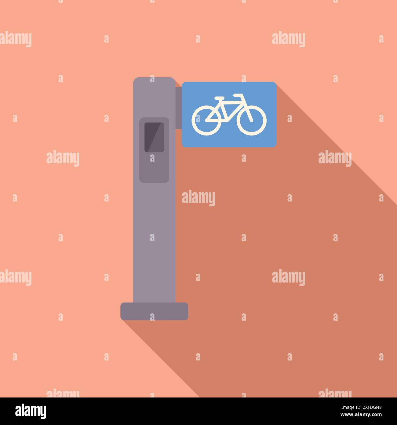 Bike green route Stock Vector Images - Alamy