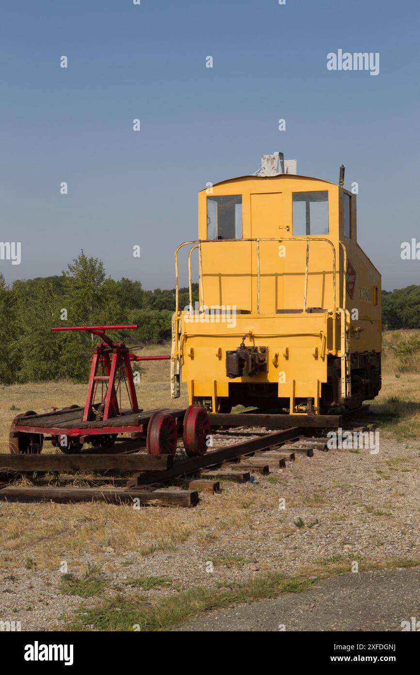 Milwaukee Road Shop Switcher X3800, "shop goat." The unit powered by an ...