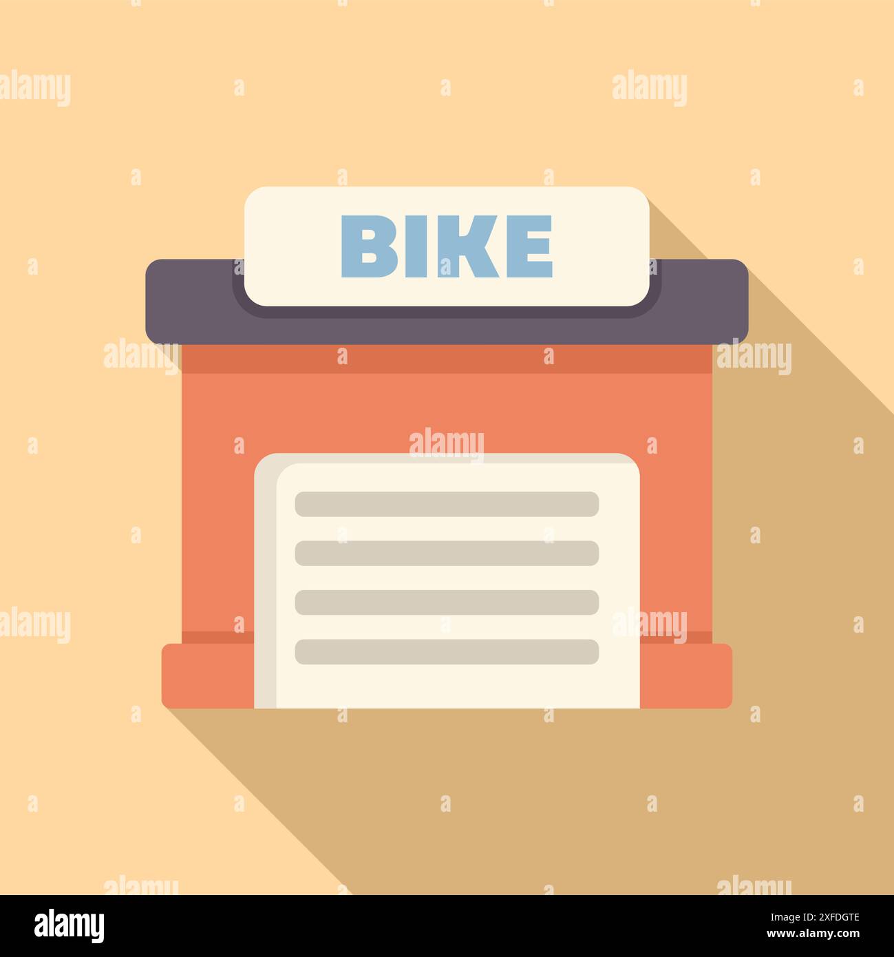 Closed bike shop Stock Vector Images - Alamy