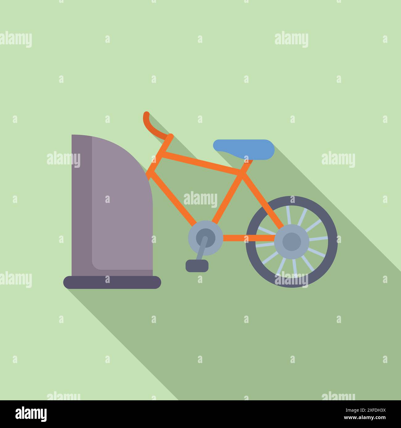 Bicycle storage park Stock Vector Images - Alamy