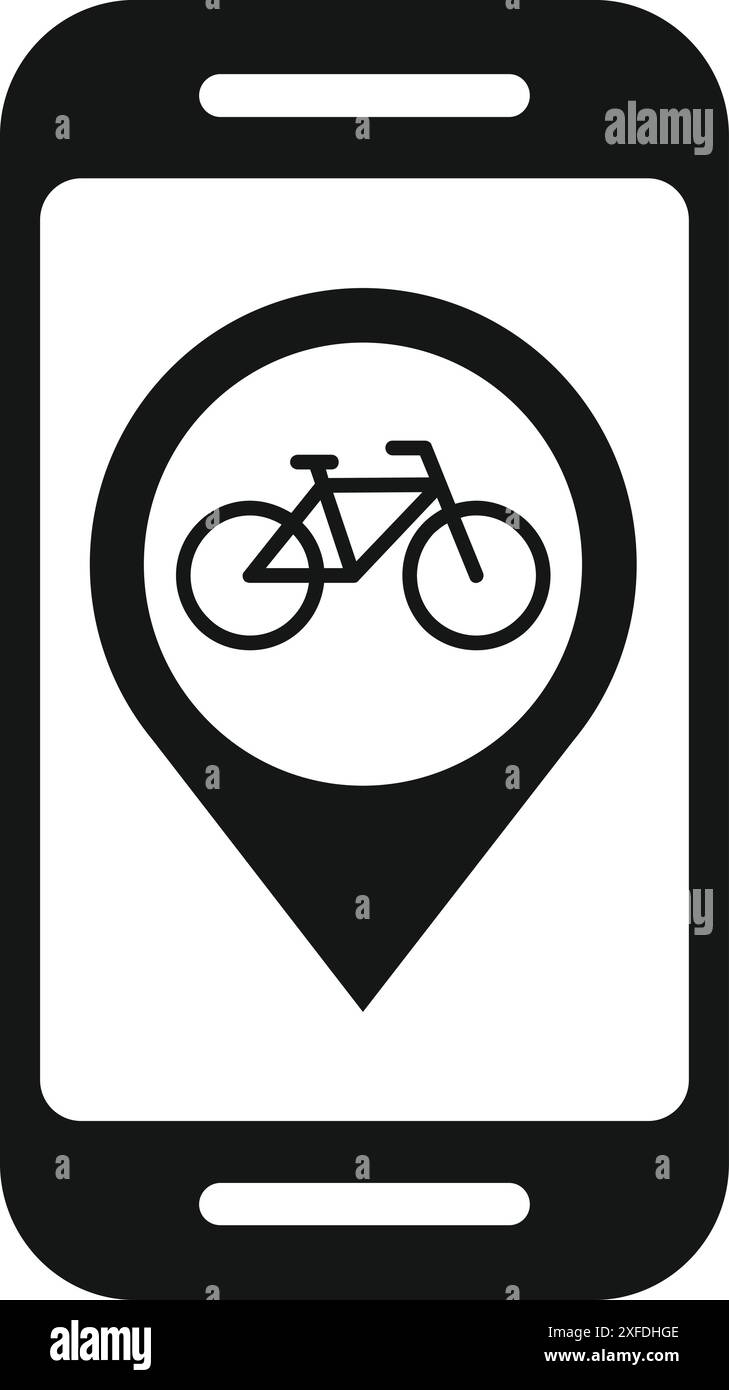 Mobile bike sharing Black and White Stock Photos & Images - Alamy