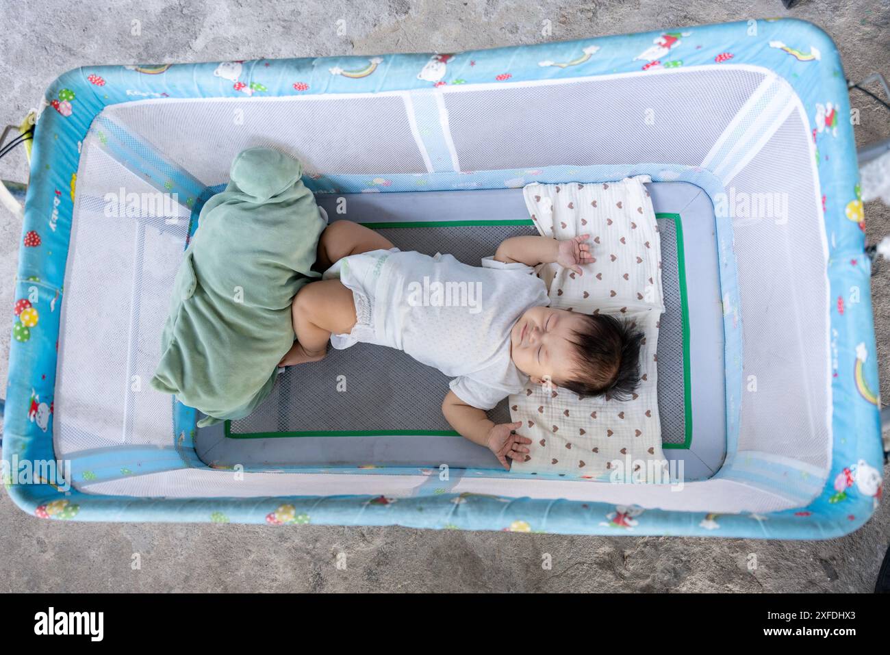Baby laying in hi-res stock photography and images - Alamy