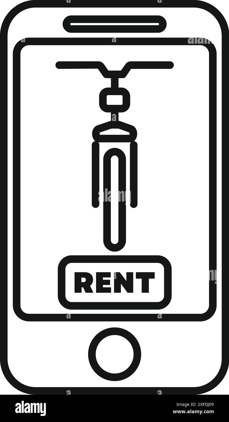 Bicycle rentals Stock Vector Images - Alamy