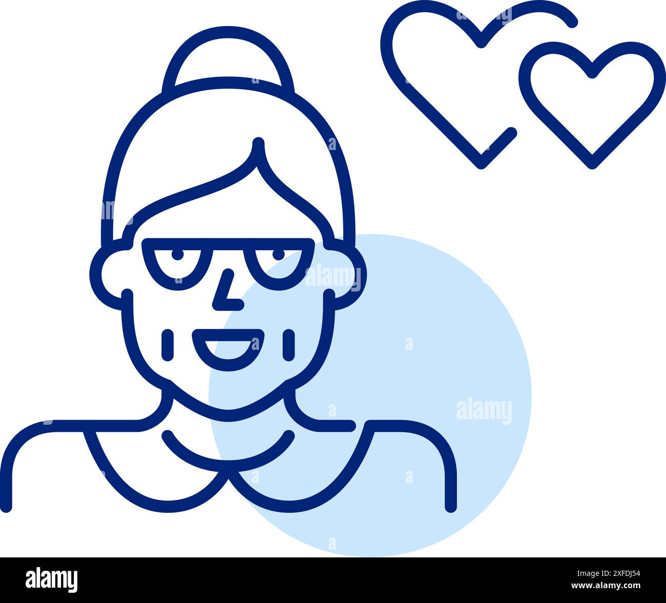 Nurturing grandparent Stock Vector Images - Alamy