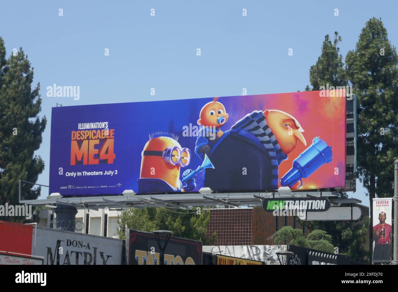 Los Angeles, California, USA 2nd July 2024 Despicable Me 4 Billboard on ...