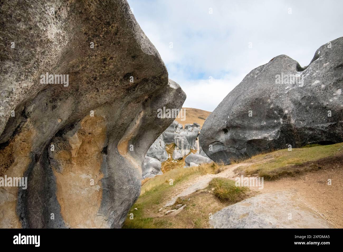 Castle Hill Rocks - New Zealand Stock Photo - Alamy