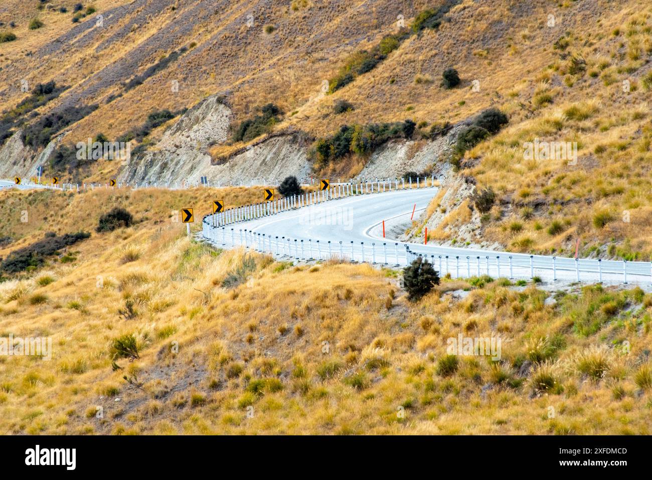 Lindis Pass - New Zealand Stock Photo - Alamy
