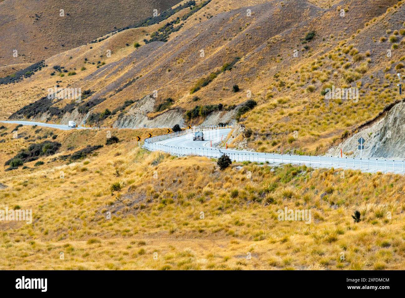 Lindis Pass - New Zealand Stock Photo - Alamy