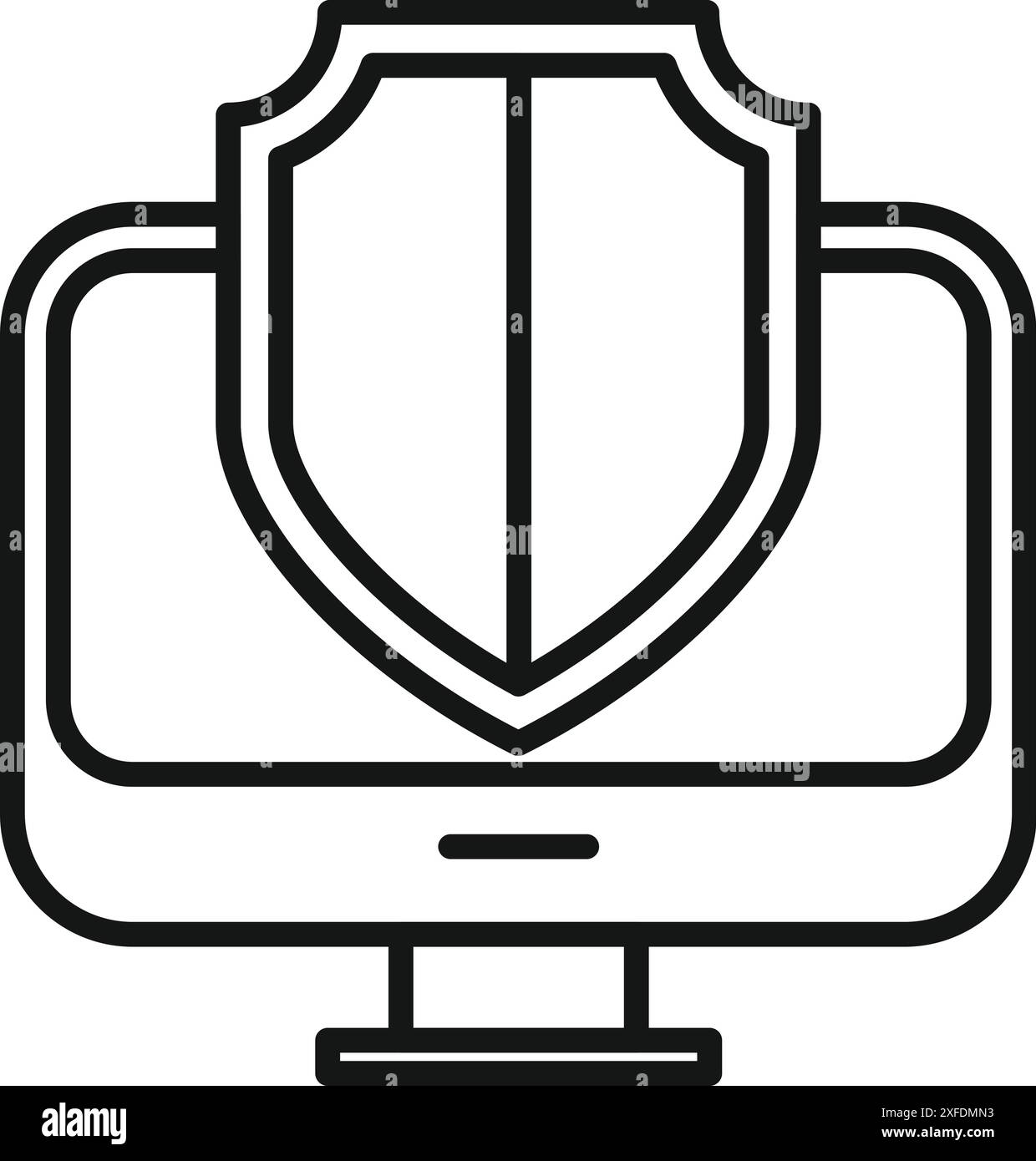 Computer firewall representing web Stock Vector Images - Alamy