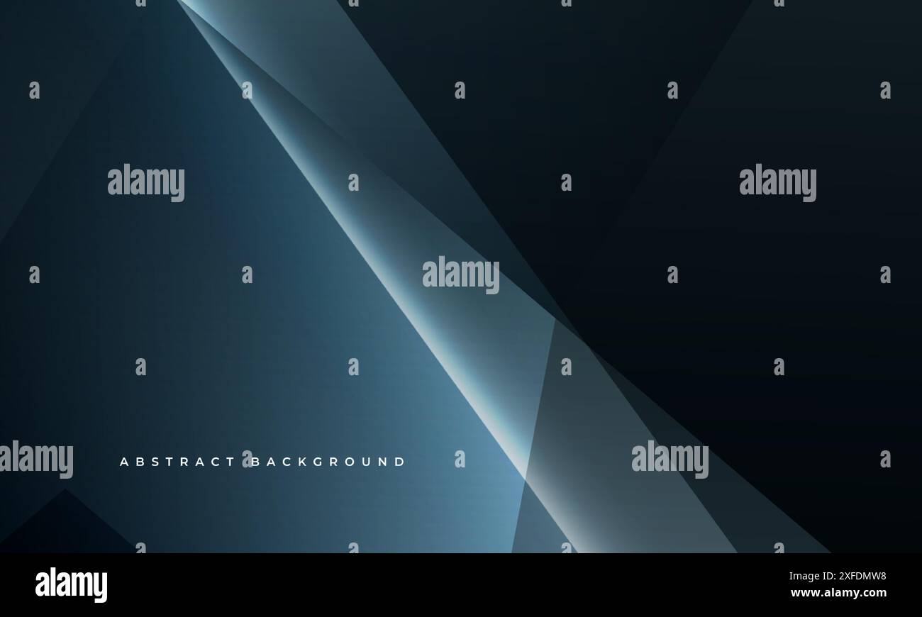 Dark blue and gray modern abstract background with geometric shapes. Dark geometry abstract ...