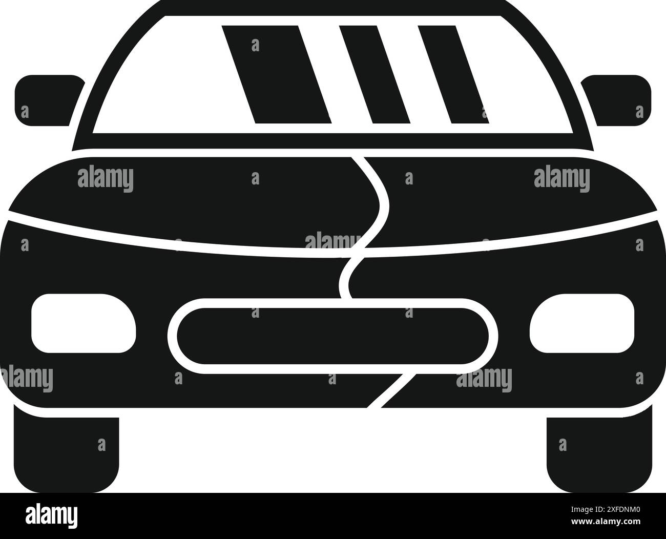 Car body repair and painting service in a garage, professional car ...