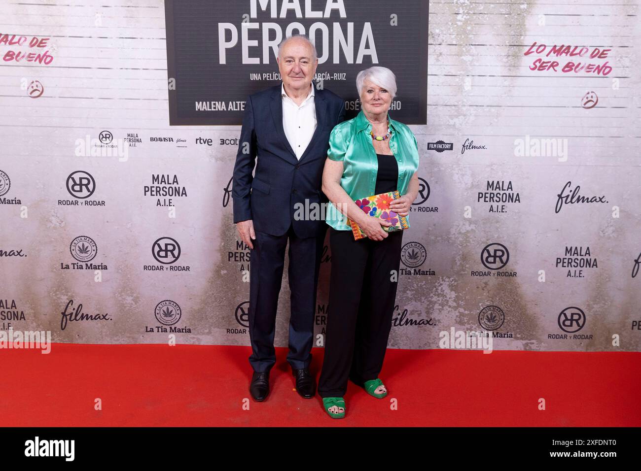 Joaquin Padro and Mar Targarona attend the 'Mala Persona' Photocall in ...