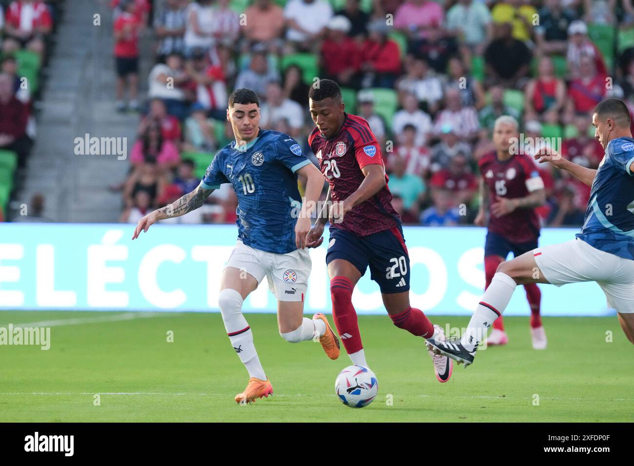 Austin, Texas, United States. 02nd July, 2024. Costa Rica's JOSIMAR ...