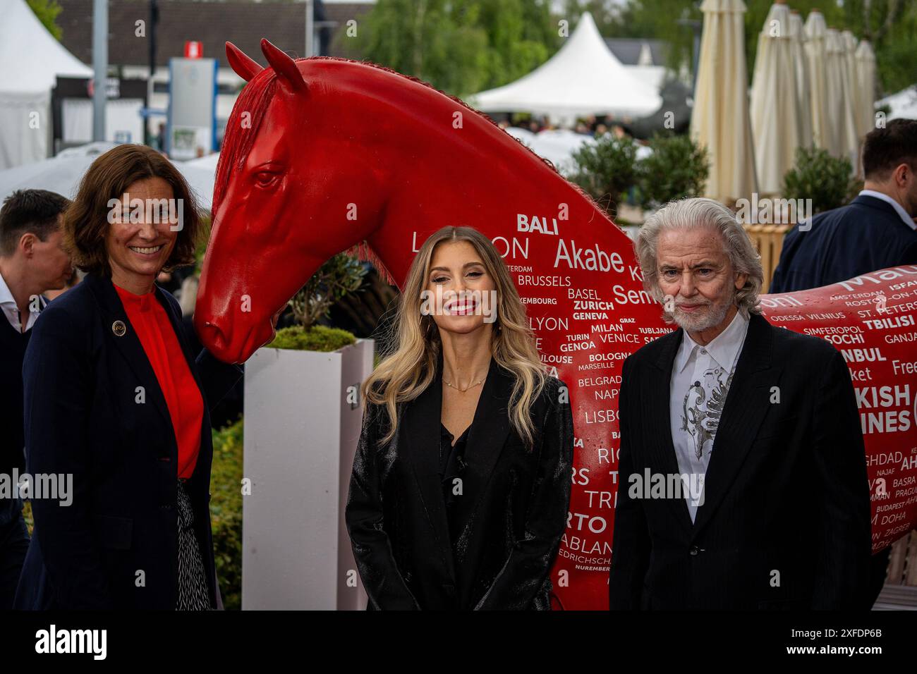 Cathy Hummels bei der Media Night 2024 beim CHIO Aachen mit ALRV ...