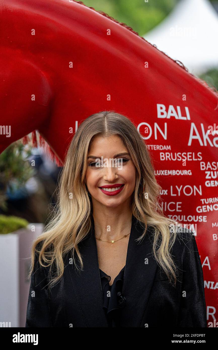 Cathy Hummels bei der Media Night 2024 beim CHIO Aachen Foto: Eibner ...