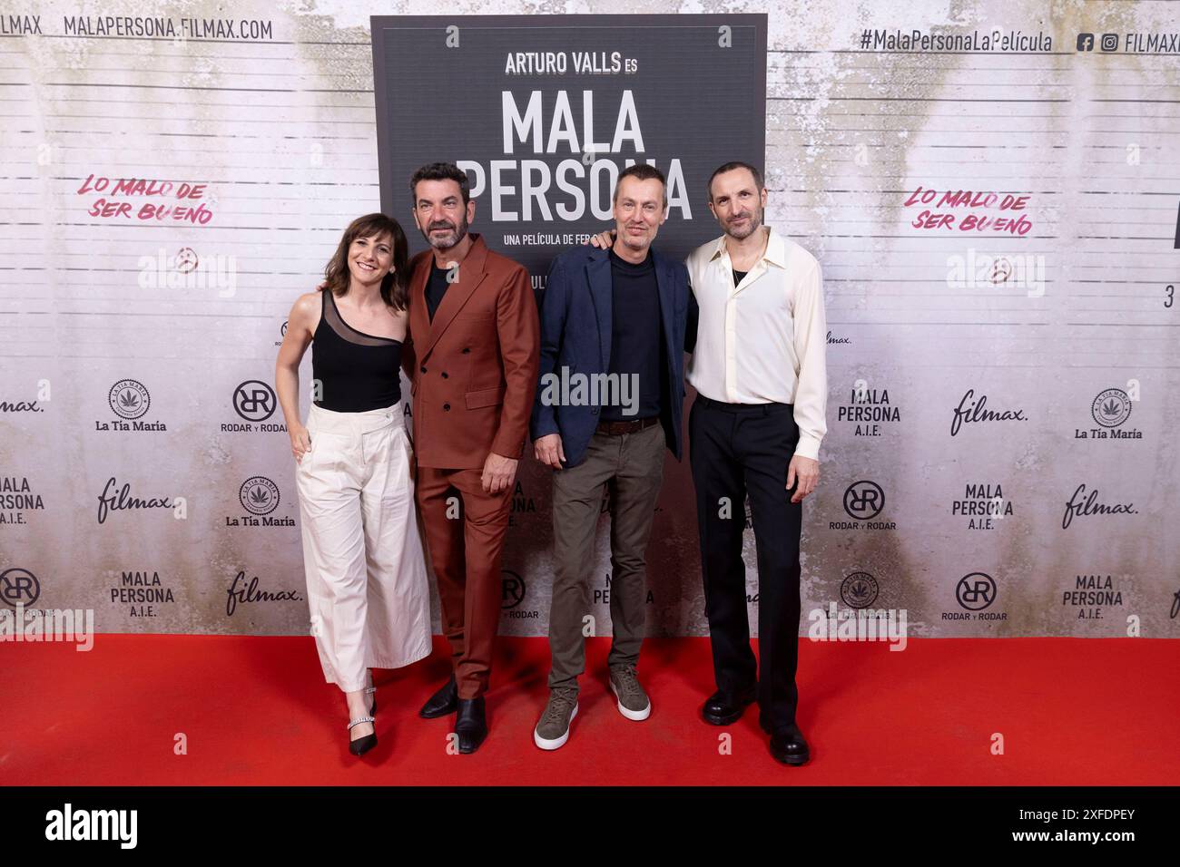 Madrid, Spain. 02nd July, 2024. Malena Alterio, Arturo Valls, Fernando ...
